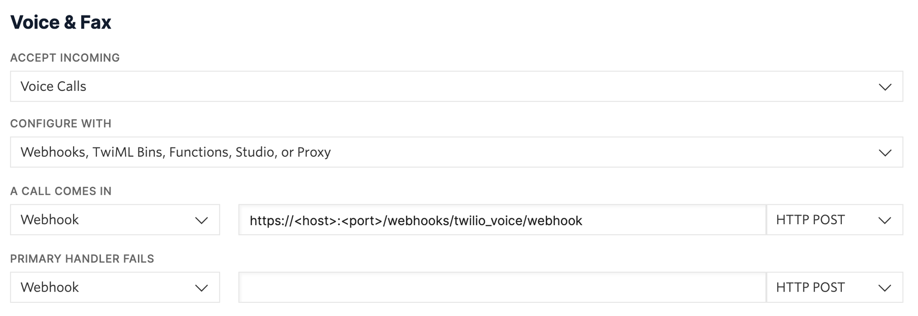 Twilio Voice | Rasa Documentation